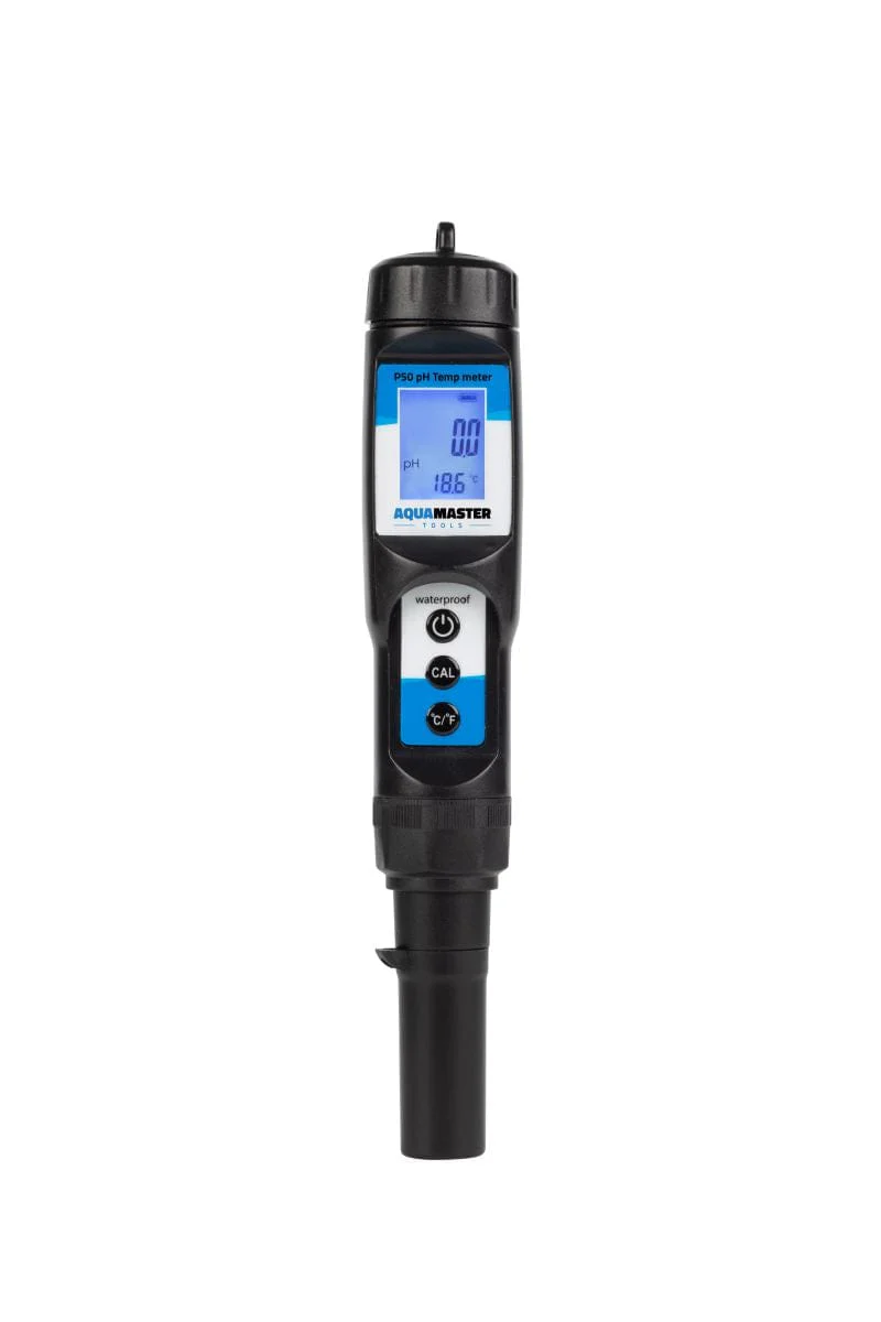 Aqua Master P50 Pro pH Meter + Temperature - Hydro Kingdom