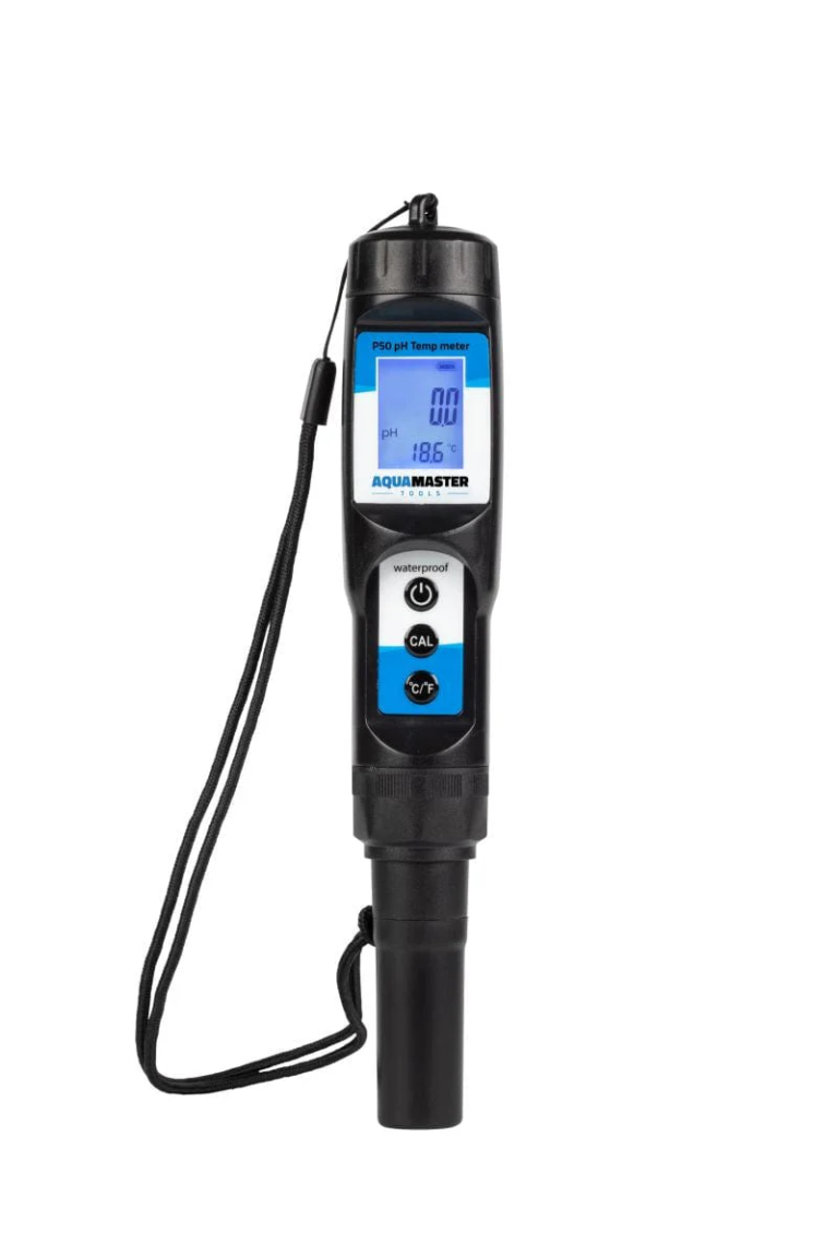 Aqua Master P50 Pro pH Meter + Temperature - Hydro Kingdom