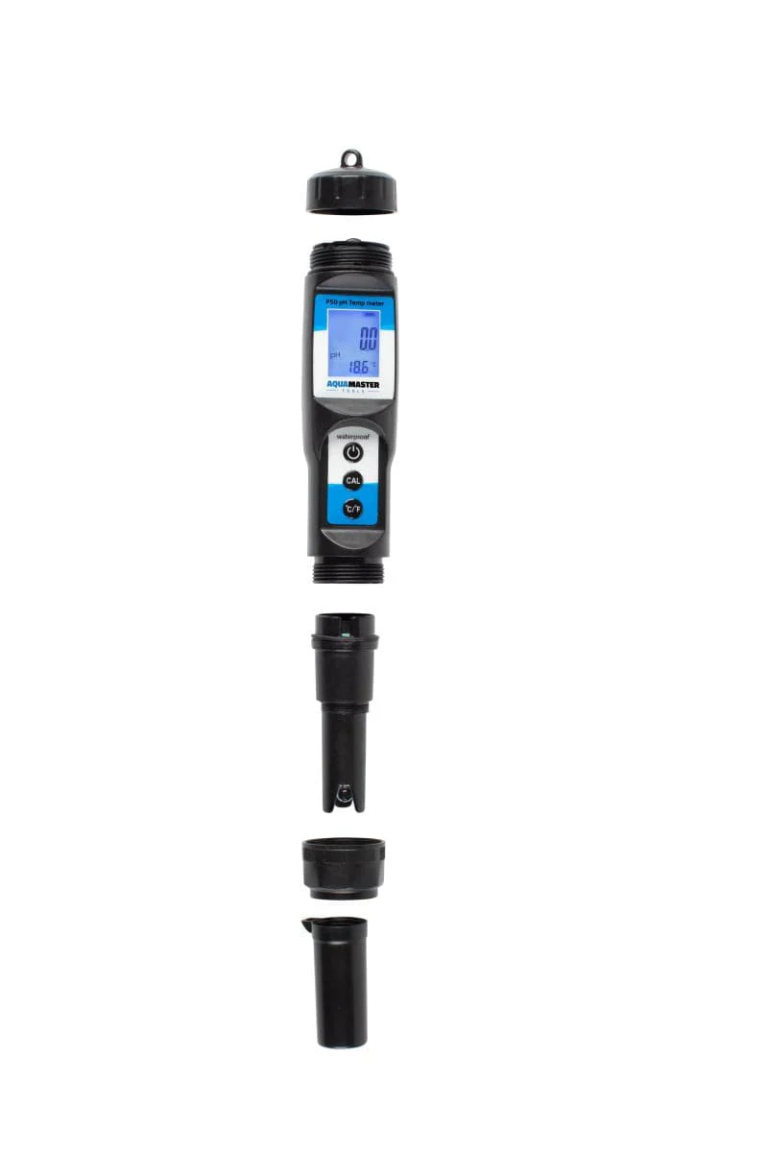 Aqua Master P50 Pro pH Meter + Temperature - Hydro Kingdom